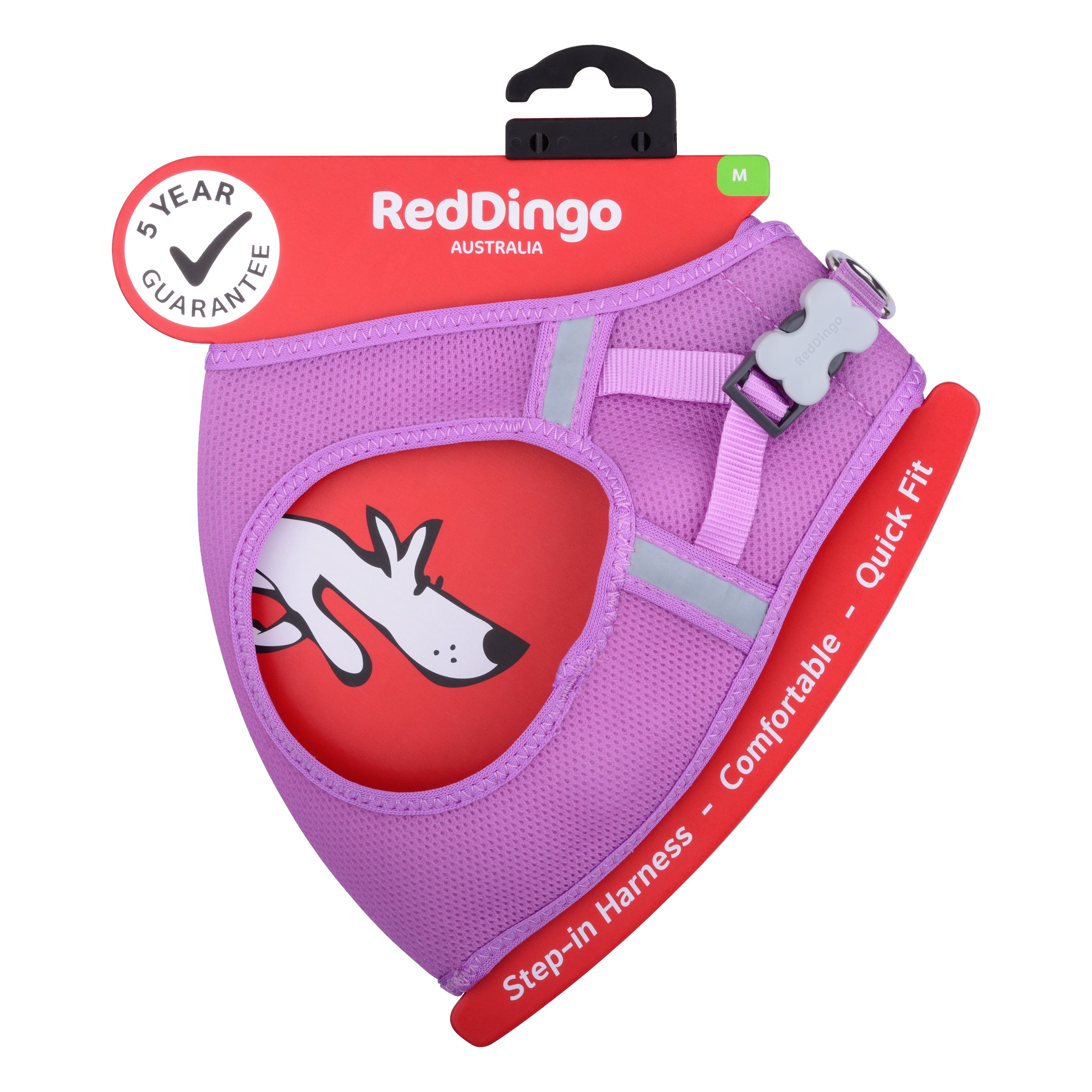 Red Dingo Mesh Harness Mauve | Mesh Adjustable UK Harness – Sherwood Paws