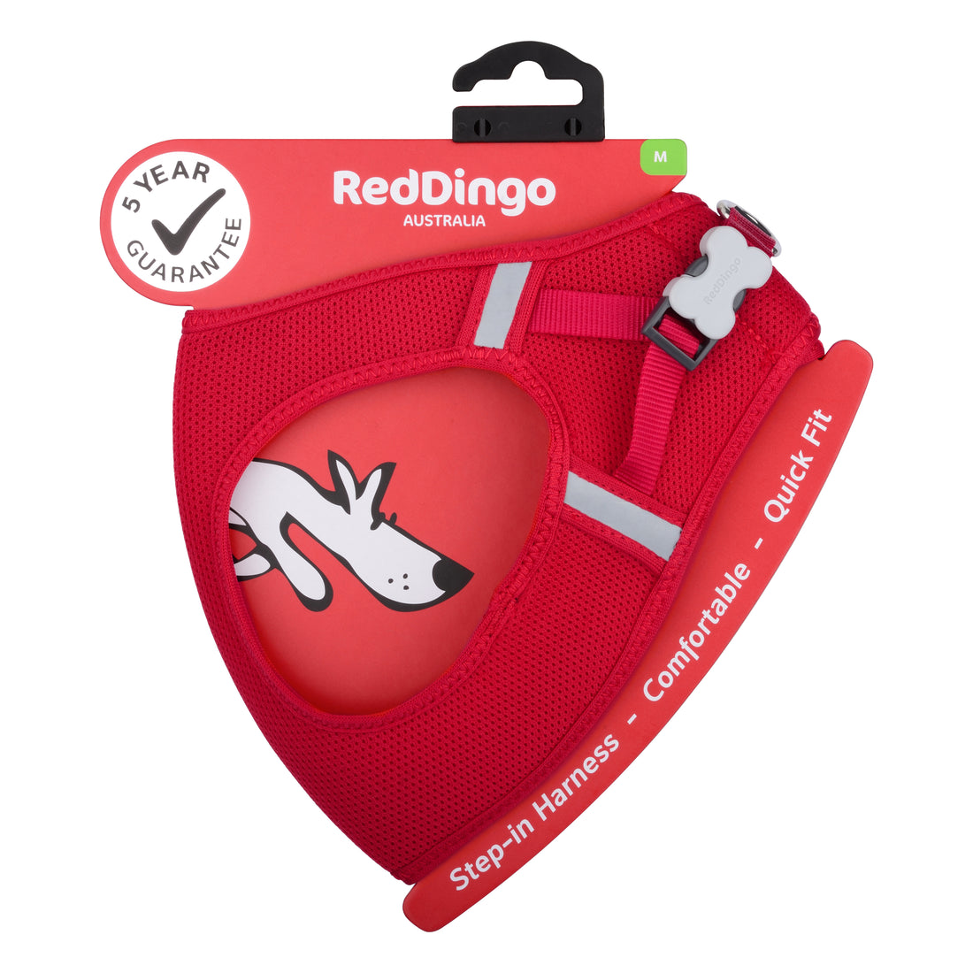 Red Dingo Mesh Harness Red| Mesh Adjustable UK Harness – Sherwood Paws